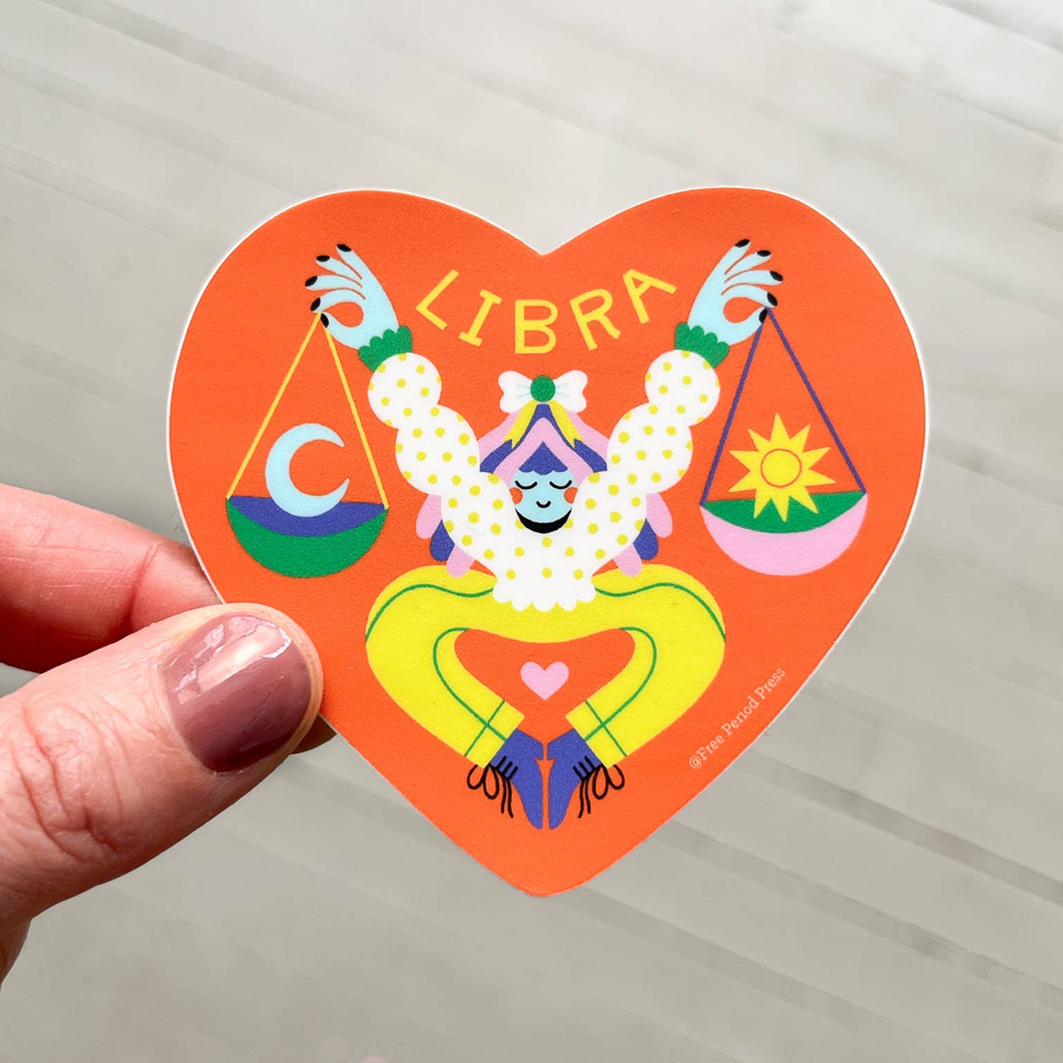 Libra Zodiac Sticker | Odd One Out