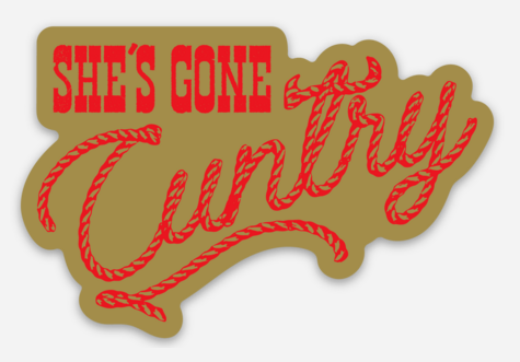 She's Gone Cuntry Sticker | Odd One Out
