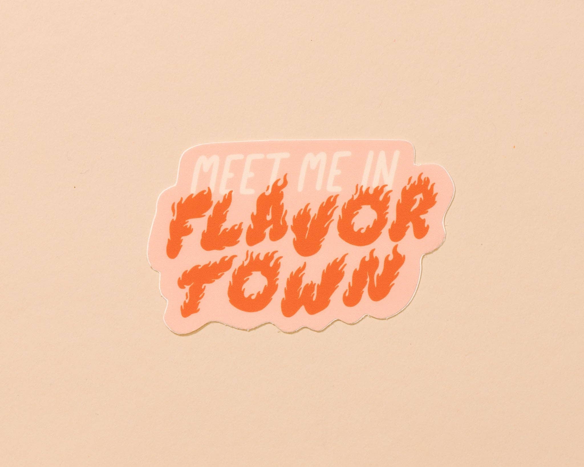 Meet Me in Flavortown Vinyl Sticker | Odd One Out