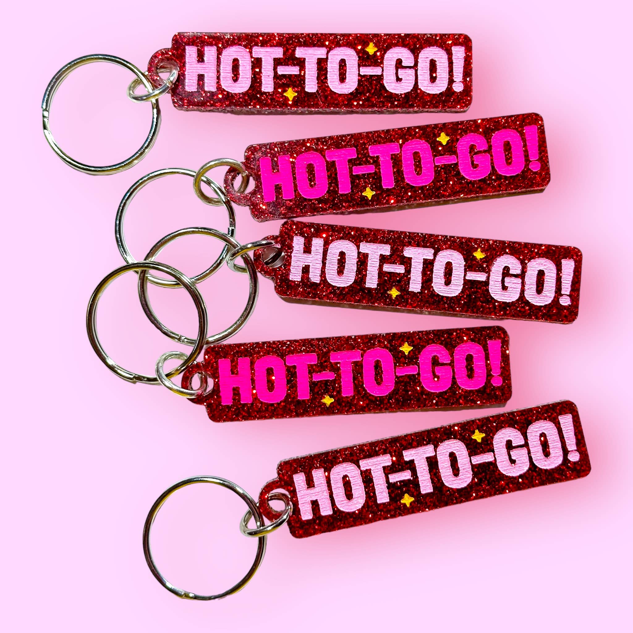 HOT-TO-GO Glitter Keytag / Keychain | Odd One Out